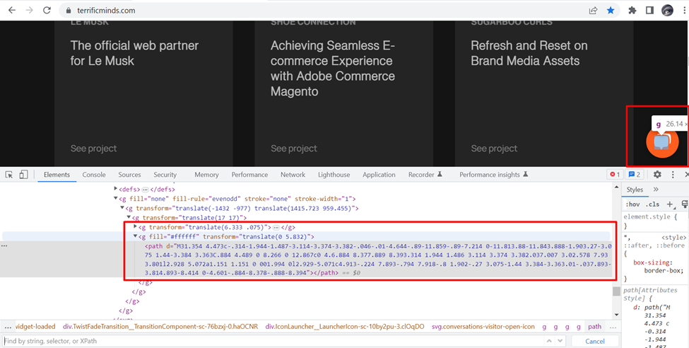 How to handle SVG elements in Selenium Java