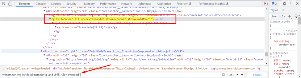 How to handle SVG elements in Selenium Java